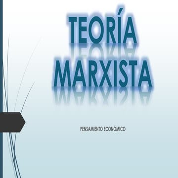 Teoría Marxista | PPTX