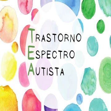 Trastorno del Espectro Autista definición, síntomas y escolarización e ...