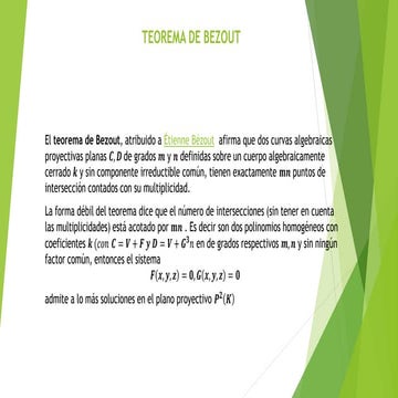 Teorema de bezout | PPTX