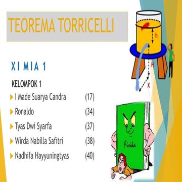 Teorema torricelli | PPTX
