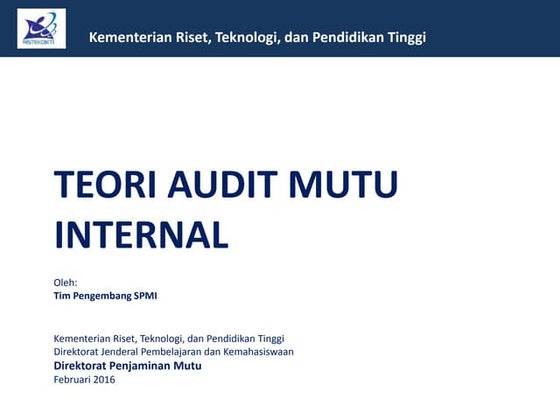Contoh prosedur internal audit | PDF