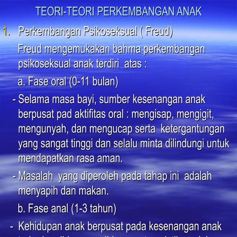 Teori teori perkembangan-anak | PPT