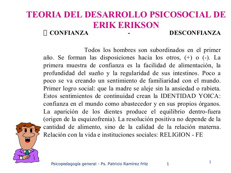 Erick Erickson Etapas Del Desarrollo Humano