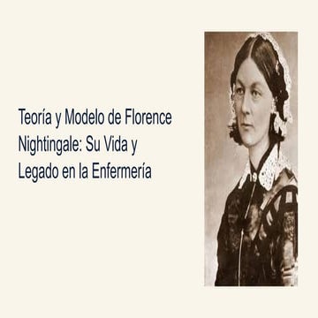 TEORÍA DEL ENTORNO POR FLORENCE NIGHTINGALE | PPTX
