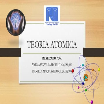 Teoria atomica | PPTX