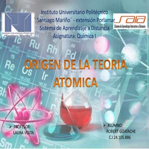 Teoria atomica | PPTX