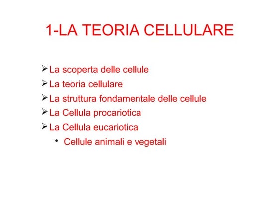 Cellula ripasso | PPT