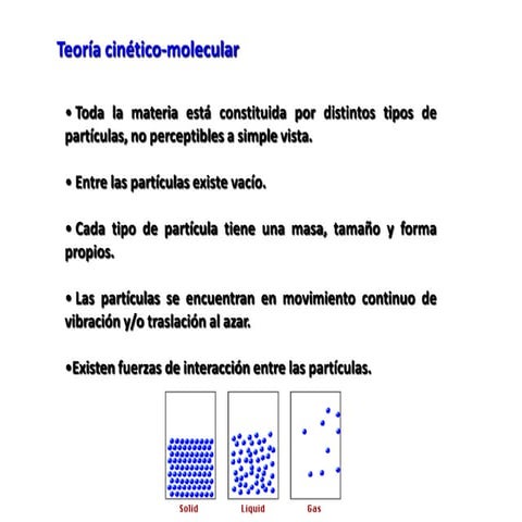 Teoria cinetico molecular | PPSX