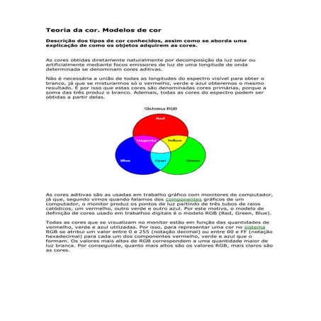 Teoria da cor3 | DOC