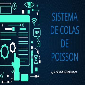 TEORIA DE COLAS sistema de colas de poisson(1).pp