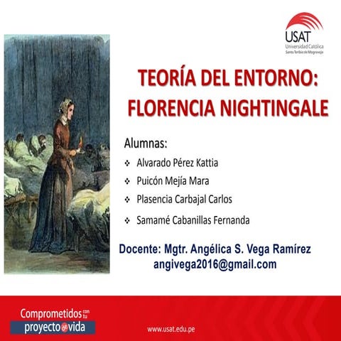 FLORENCE NIGHTINGALE- TEORÍA DEL ENTORNO | PPTX