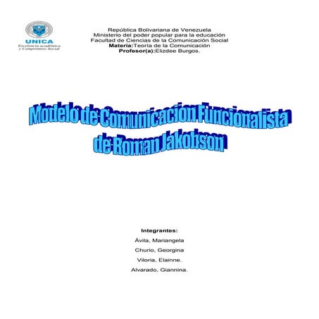 Modelo de Roman Jakobson | PDF