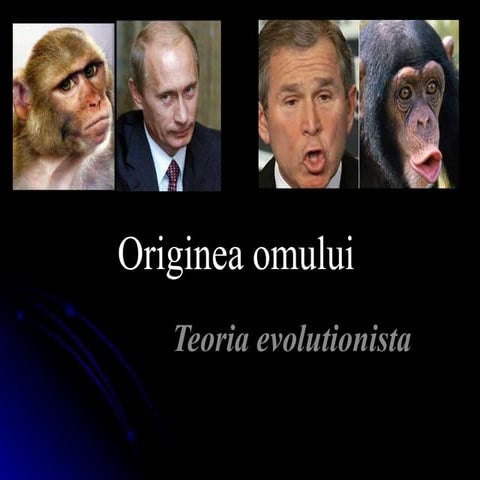 Teoria evolutionista | PPTX
