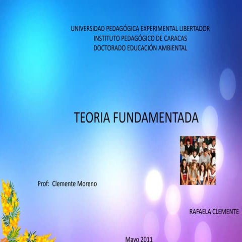 Teoria fundamentada | PPT