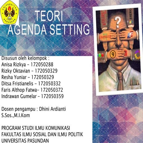 Teori Agenda Setting | PPTX