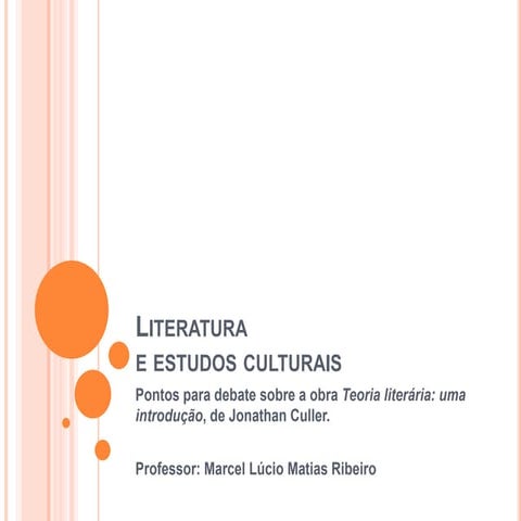 teoria literaria jonathan culler.ppt