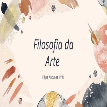 Teorias da arte.pptx filosofia decimo primeiro ano | PPTX