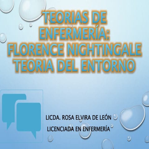 FLORENCE NIGHTINGALE- TEORÍA DEL ENTORNO | PPTX