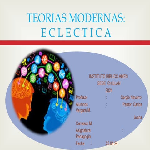 Teorias Modernas Ecléctica Disertación.pptx
