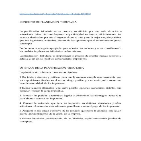 Planeamiento Tributario - Universidad Peruana Unión | PPTX