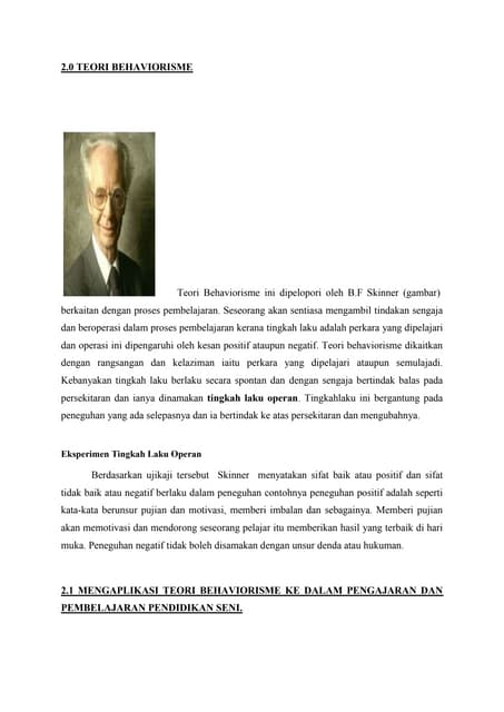 Pengurusan disiplin bilik darjah skinner | PPT