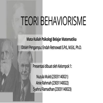 TEORI BEHAVIORISME S2 PENDIDIKAN MATEMATIKA.pdf