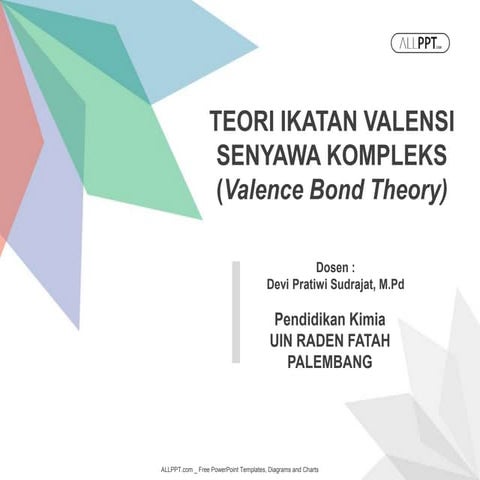 Teori ikatan valensi | PPT