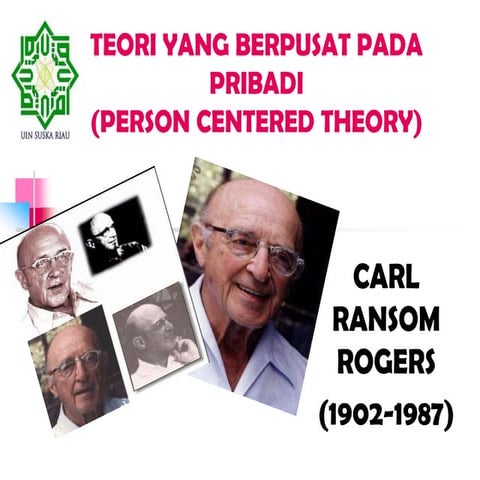 Teori kepribadian Carl R. Rogers | PPTX