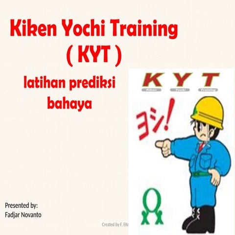 TEORI Kiken Yochi Training Latihan Prediksi bahaya | PPTX