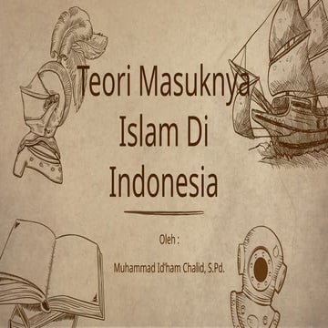 Teori masuknya Islam di indonesia Sejarah kebudayaan islam.pptx