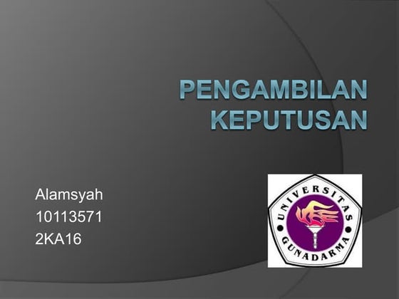 PPT MODEL PENGAMBILAN KEPUTUSAN.pptx