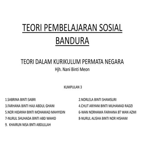 TEORI PEMBELAJARAN SOSIAL BANDURA.pptx