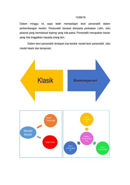 Makalah Kepribadian dan Nilai-Perilaku Organisasi | DOCX
