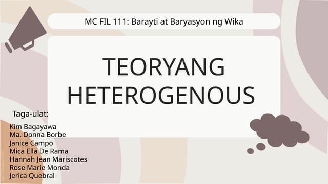 Ang MOTOLOHIYANG-PILIPINO at mga dyos dyosan | PPTX