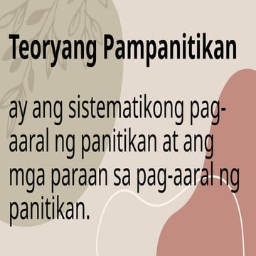 Mga Pananaw at Teoryang Pampanitikan | DOCX