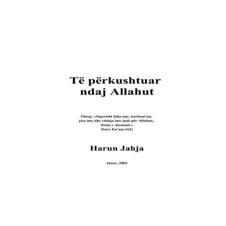 Te perkushtuar ndaj_allahut | RTF