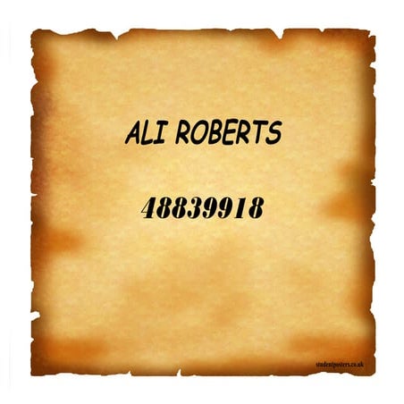 Ali Roberts-Tepi 332 Assessment 1-part 2 and part 3 | PPT