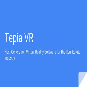Tepia VR Deck | PDF