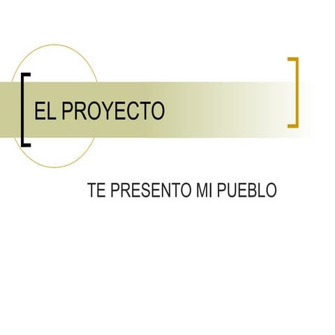 Te presento mi pueblo | PPT