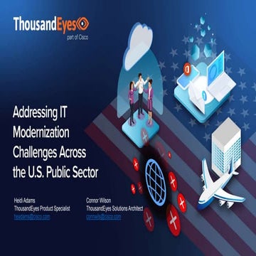 Addressing IT Modernization Challenges Across the U.S Public Sector | PPTX