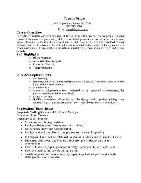 Terrence Clark Resume | PDF