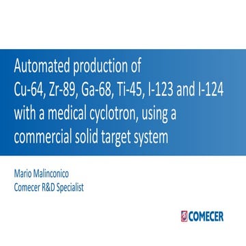 Automated production of Cu-64, Zr-89, Ga-68, Ti-45, I-123 and I-124 ...