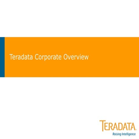 Teradataoverview | PPT