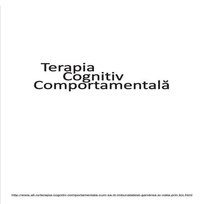 Terapia cognitiv comportamentala tcc pdf | PDF