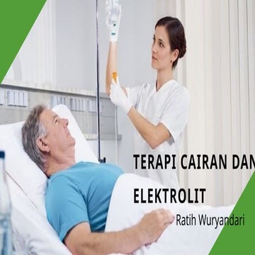 TERAPI CAIRAN .pptx pada pasien yang dehidrasi | PPTX