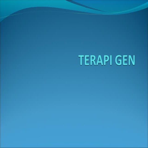 Terapi gen | PPT