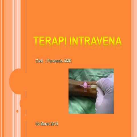 Terapi intravena | PPTX