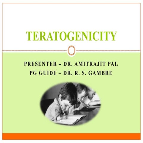 Teratogenecity | PPTX