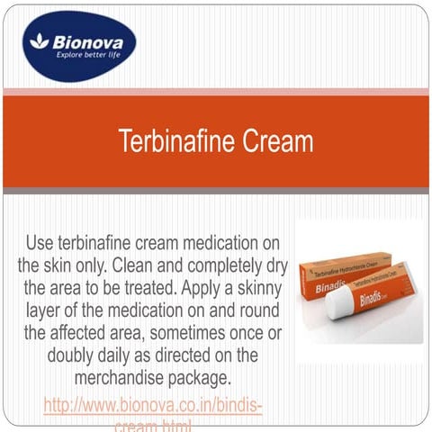 Terbinafine cream | PPTX