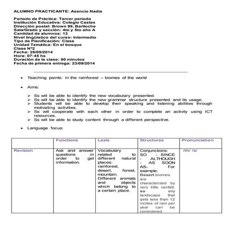 Coopers Lesson Plan Biomes | DOC